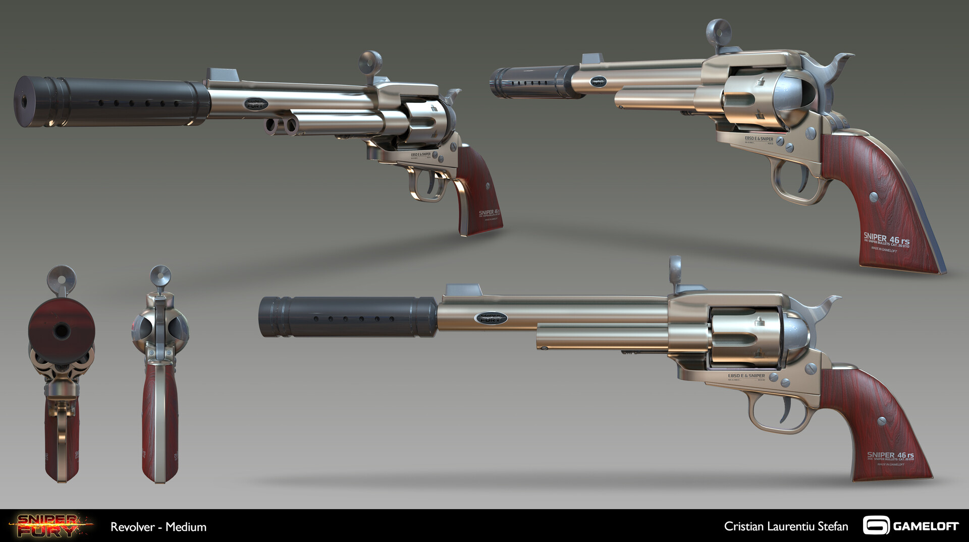 Cristian Laurentiu Stefan - Sniper Fury - Upgraded revolver