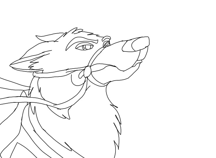balto and jenna coloring pages