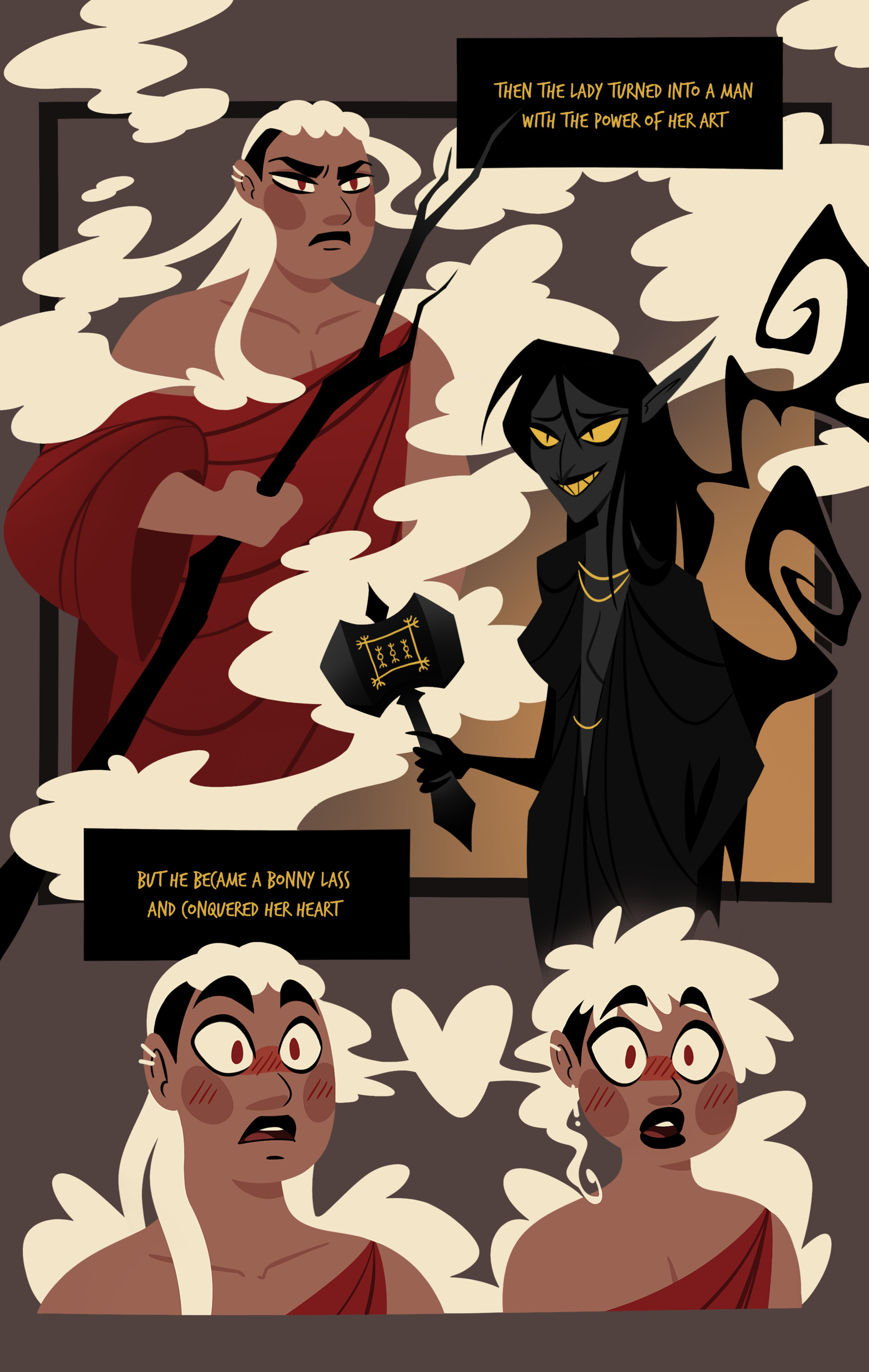 Sator - The Two Magicians [original comic]