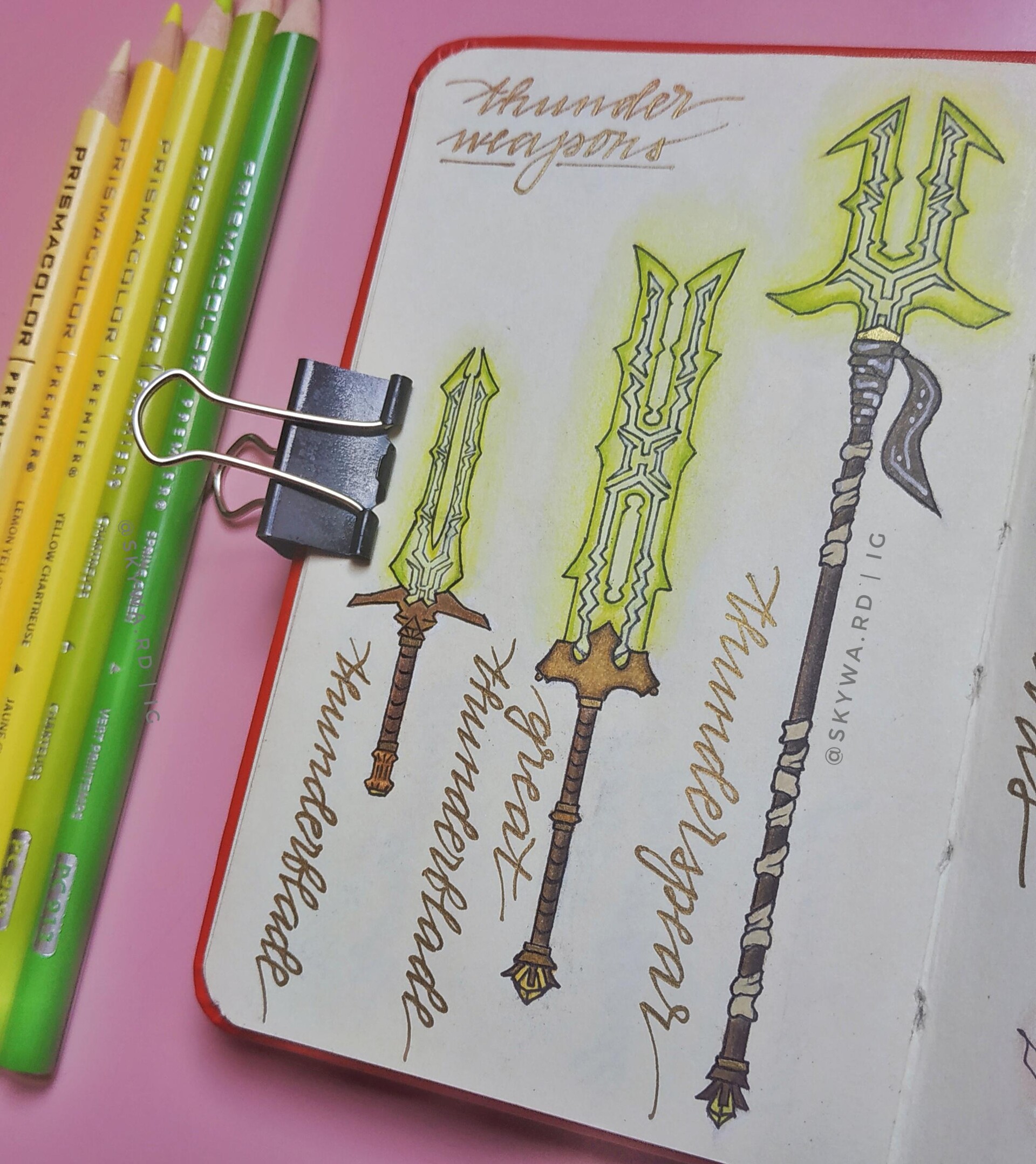 ArtStation - BOTW Elemental Weapons - Thunder