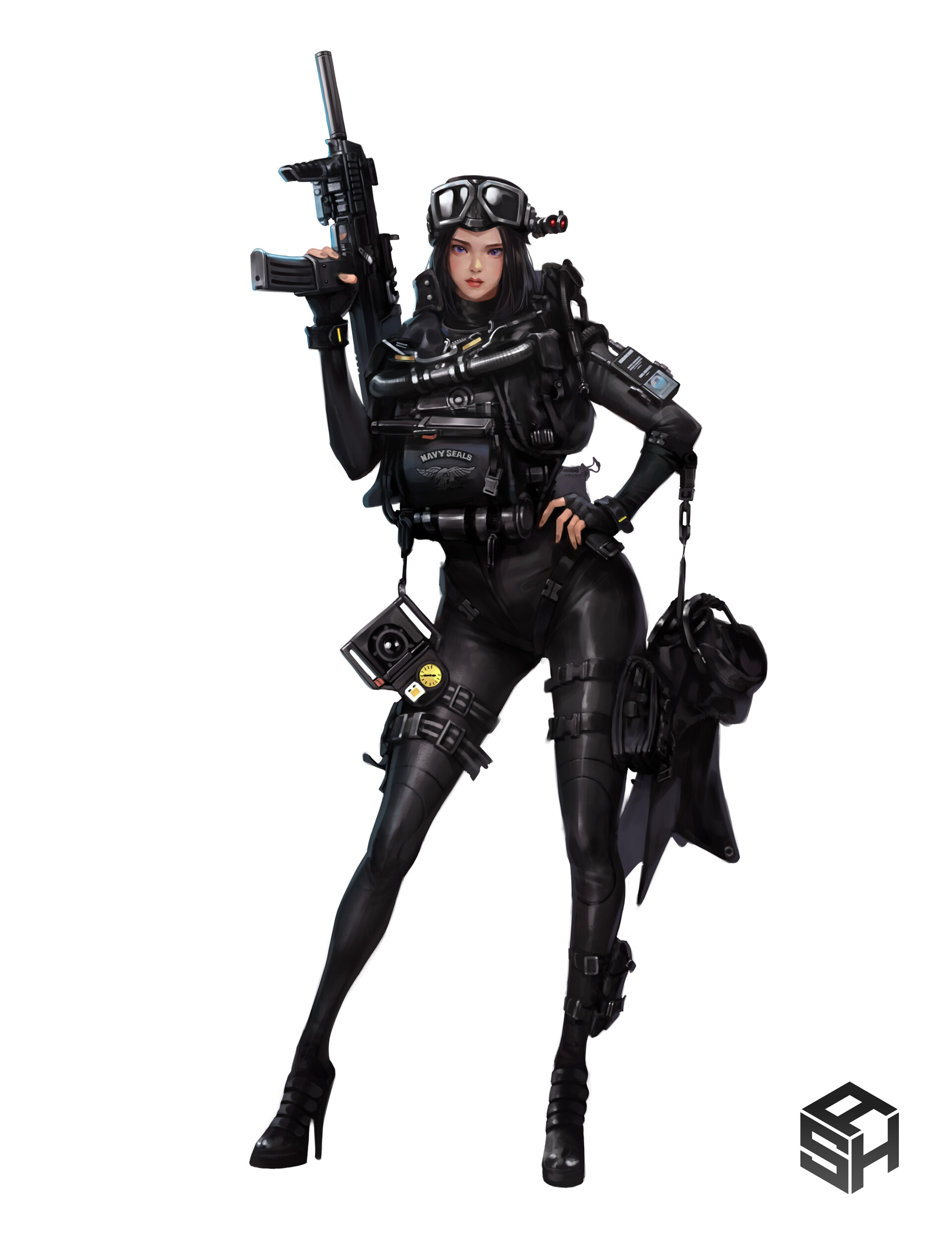 ArtStation - Female_ NAVY SEALS