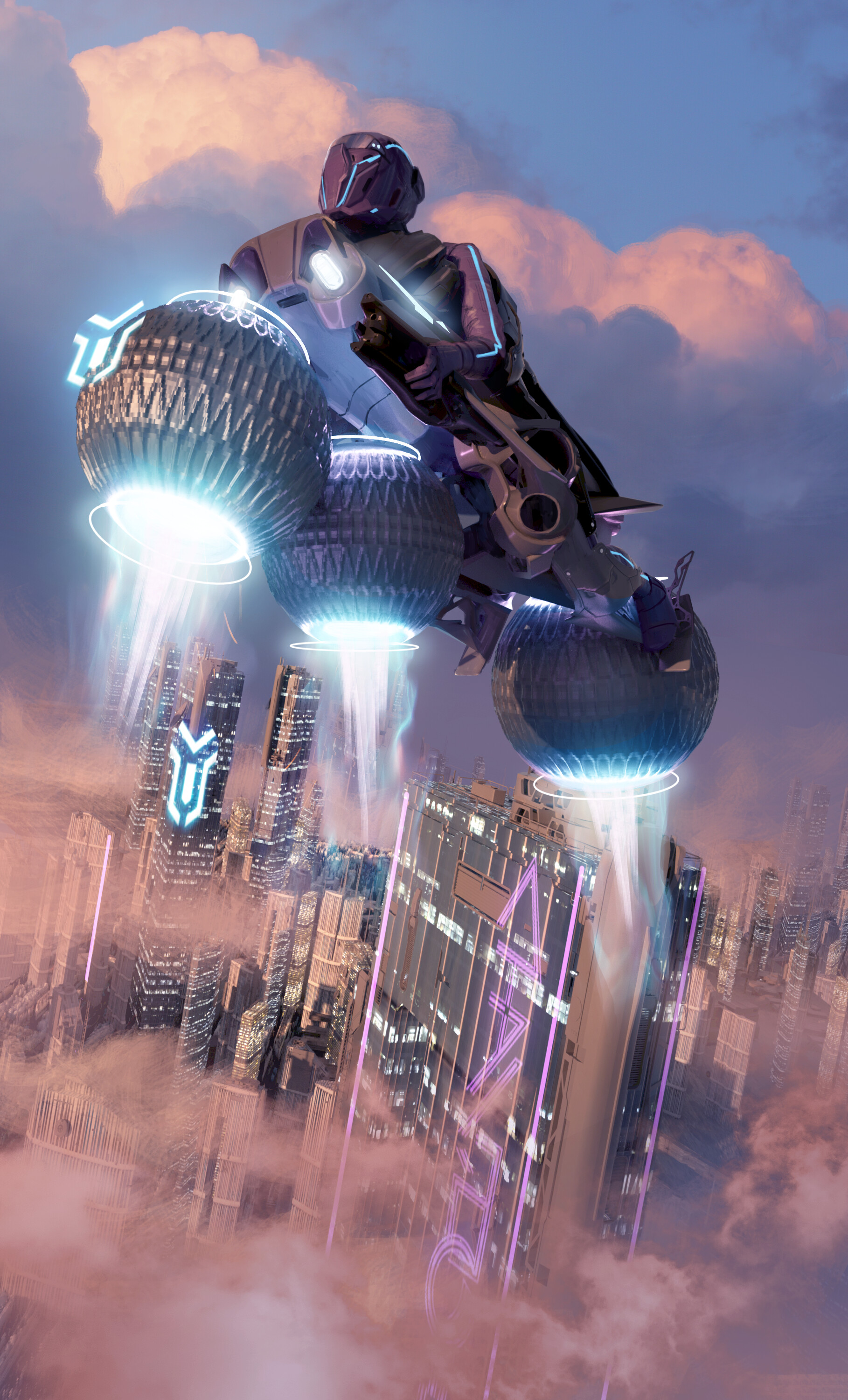 ArtStation - Transformed Bike