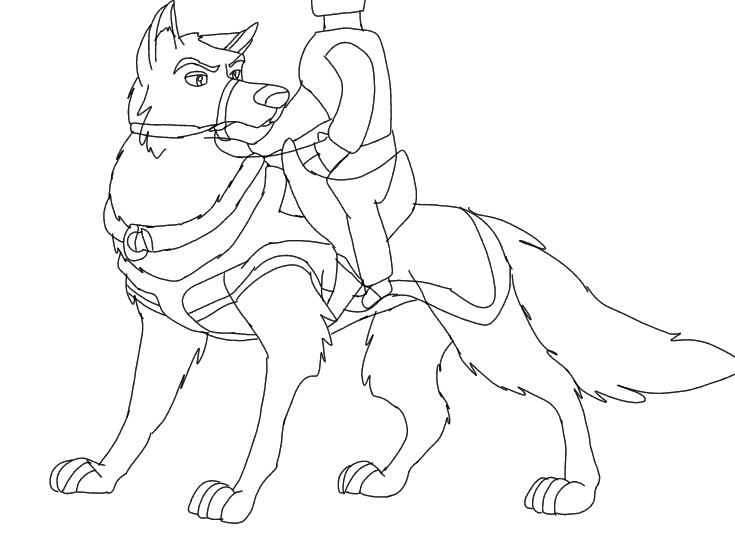 balto coloring pages printable