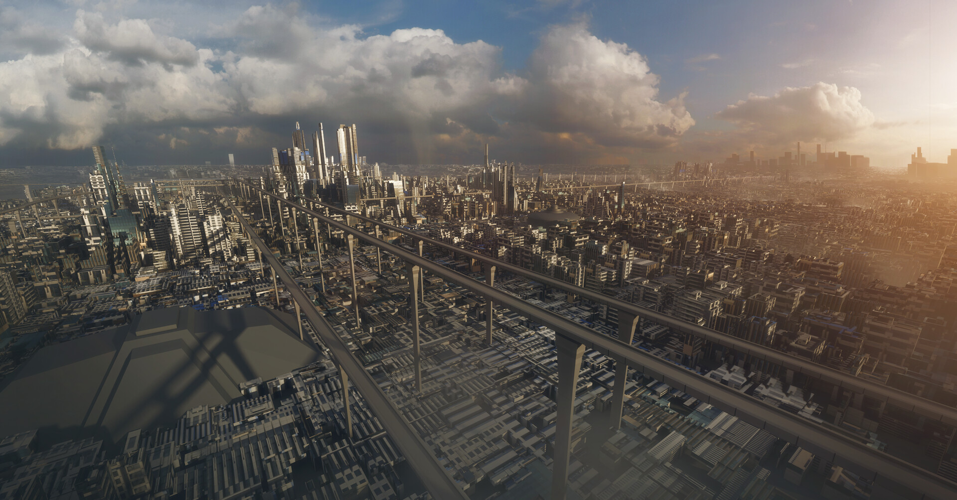 ArtStation - Futuristic structures and cities