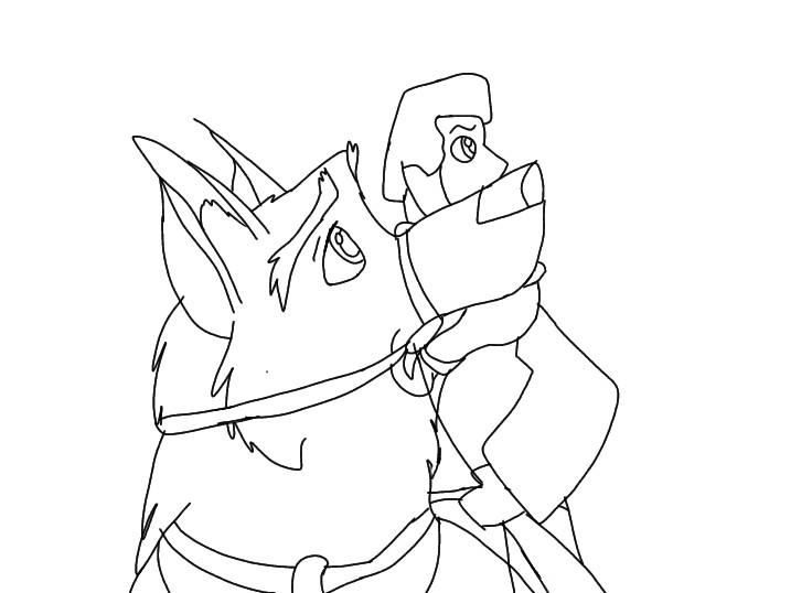 free balto coloring pages