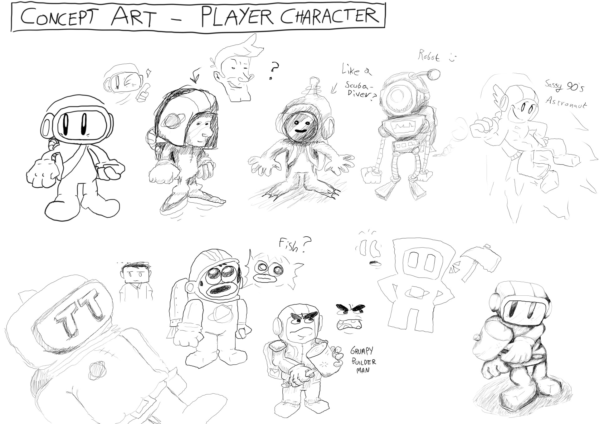 ArtStation - Year 2 Final Project - Character Concept Art