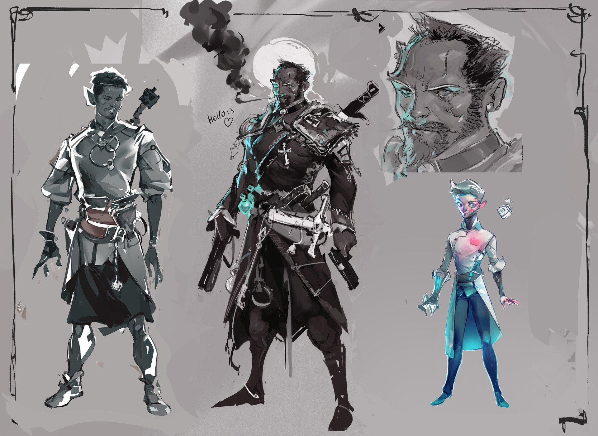 ArtStation - Character design practice.