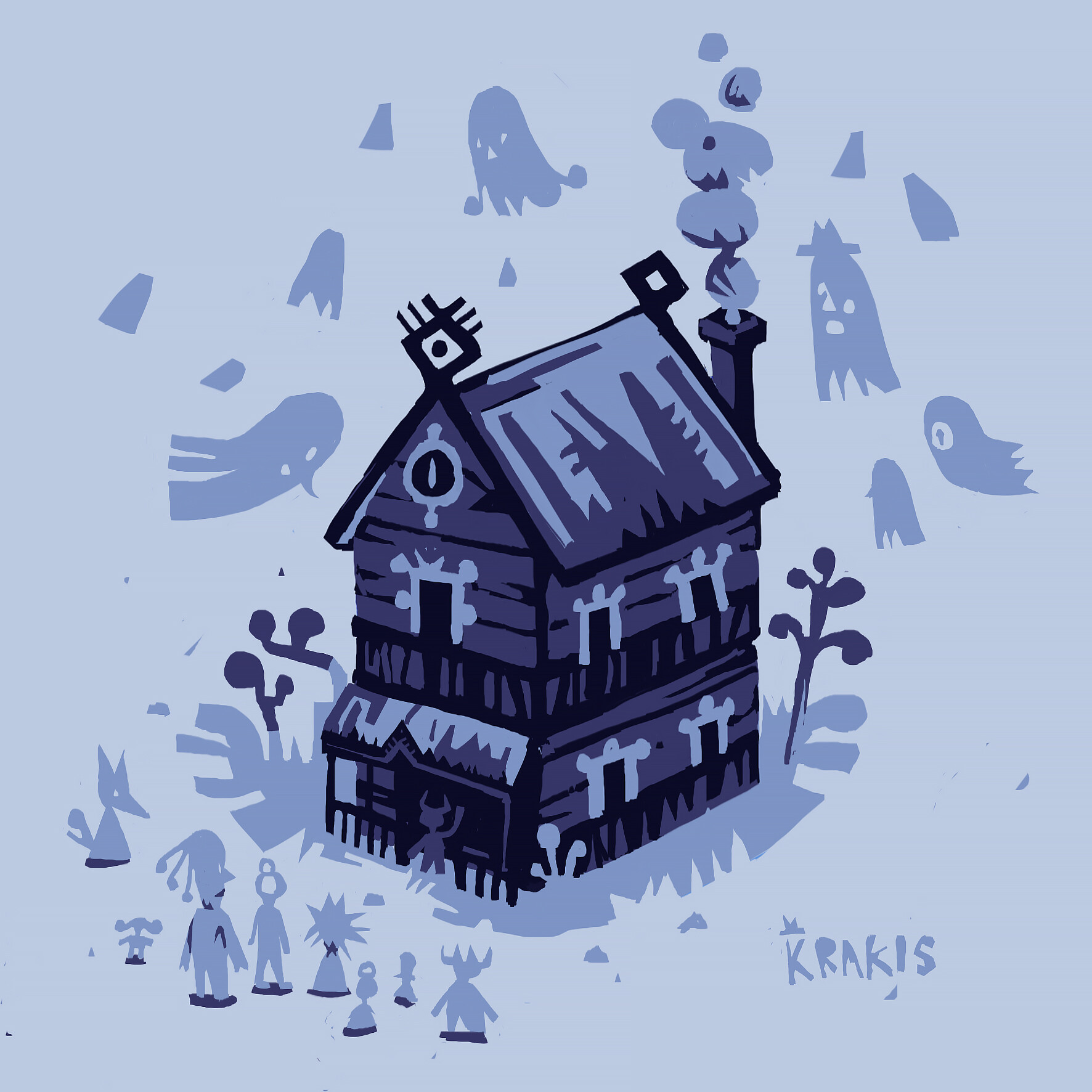 ArtStation - Party at the devil's house