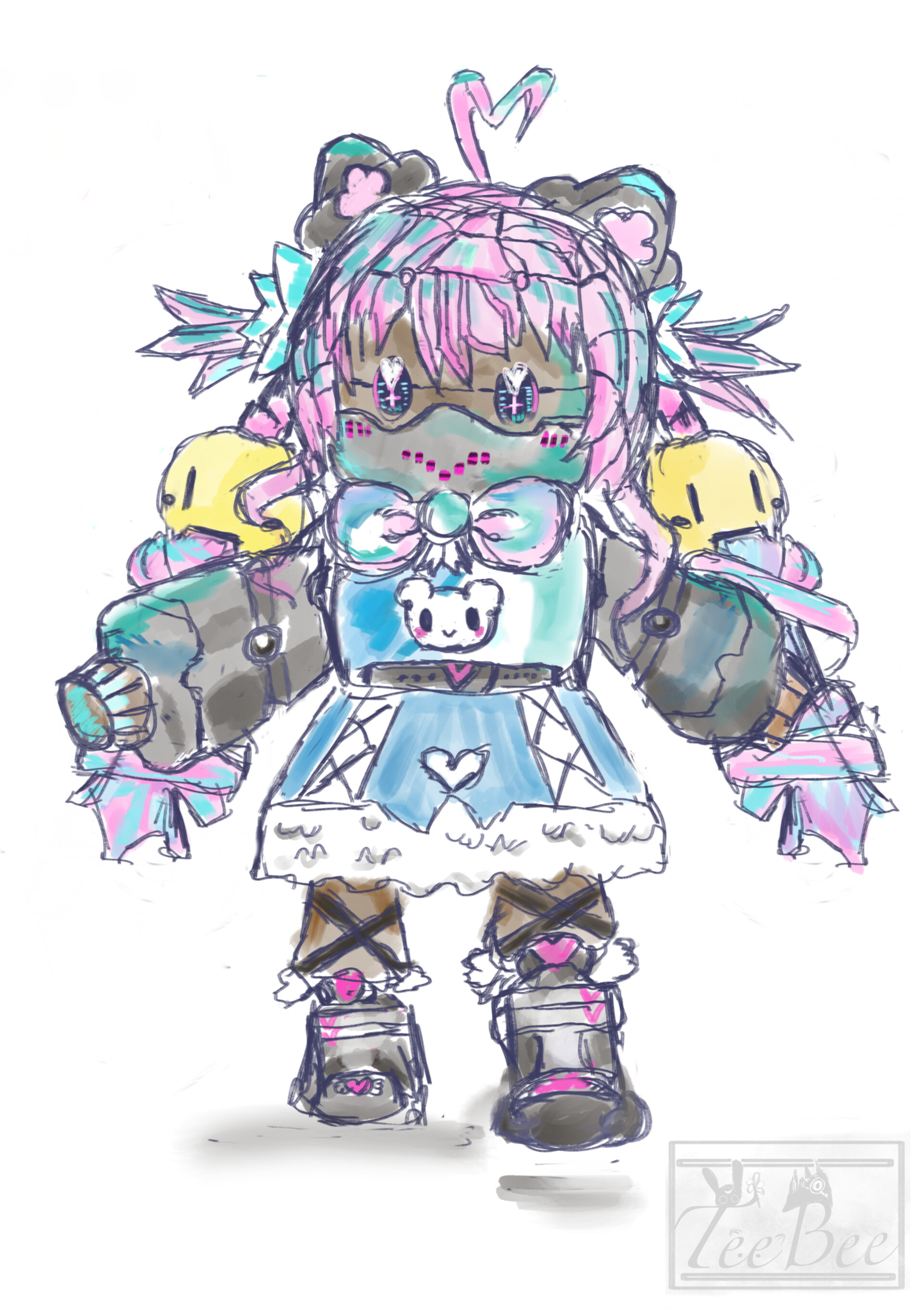 ArtStation - Nii Mech Chibi Varient