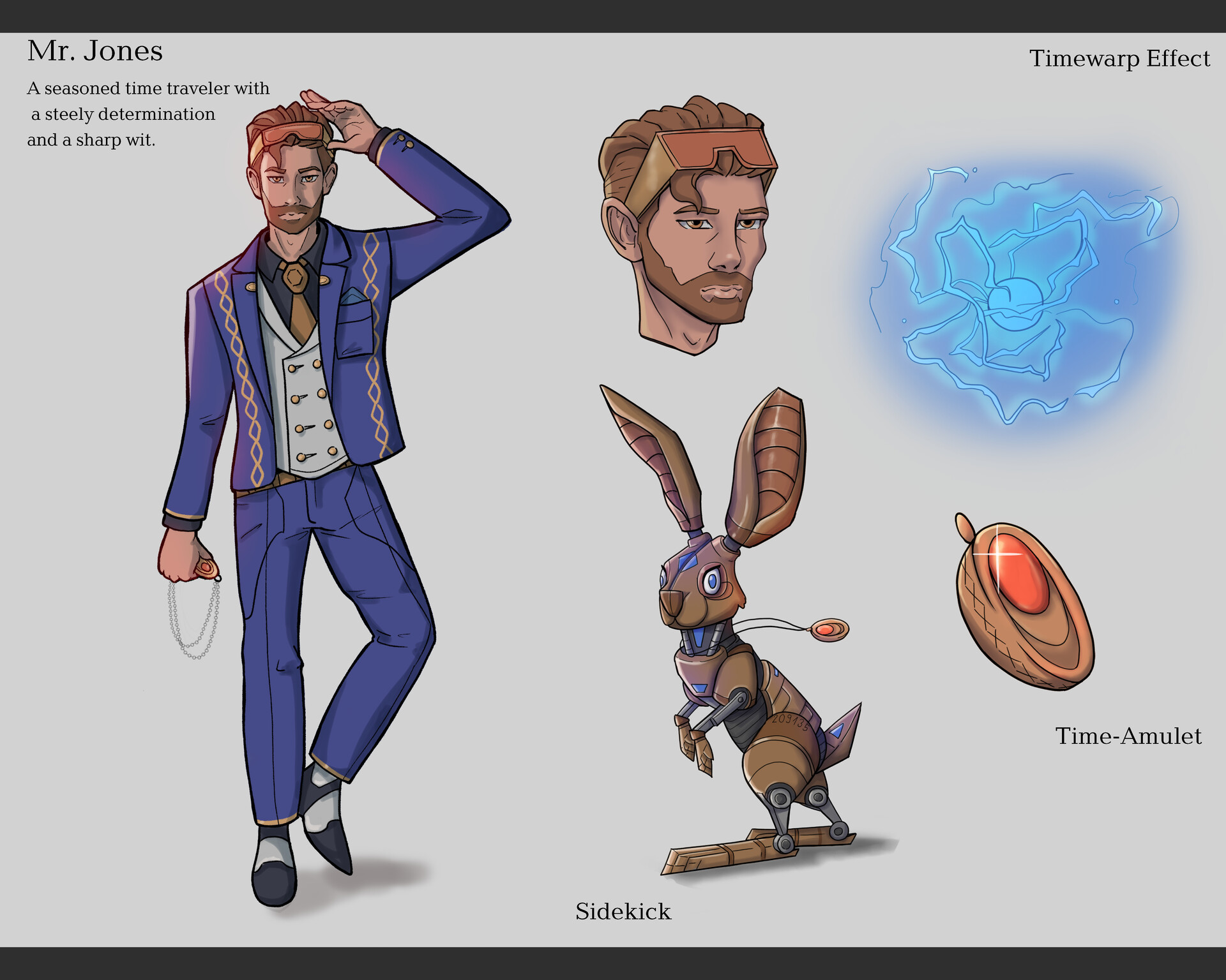 ArtStation - Time Traveller Concept Design