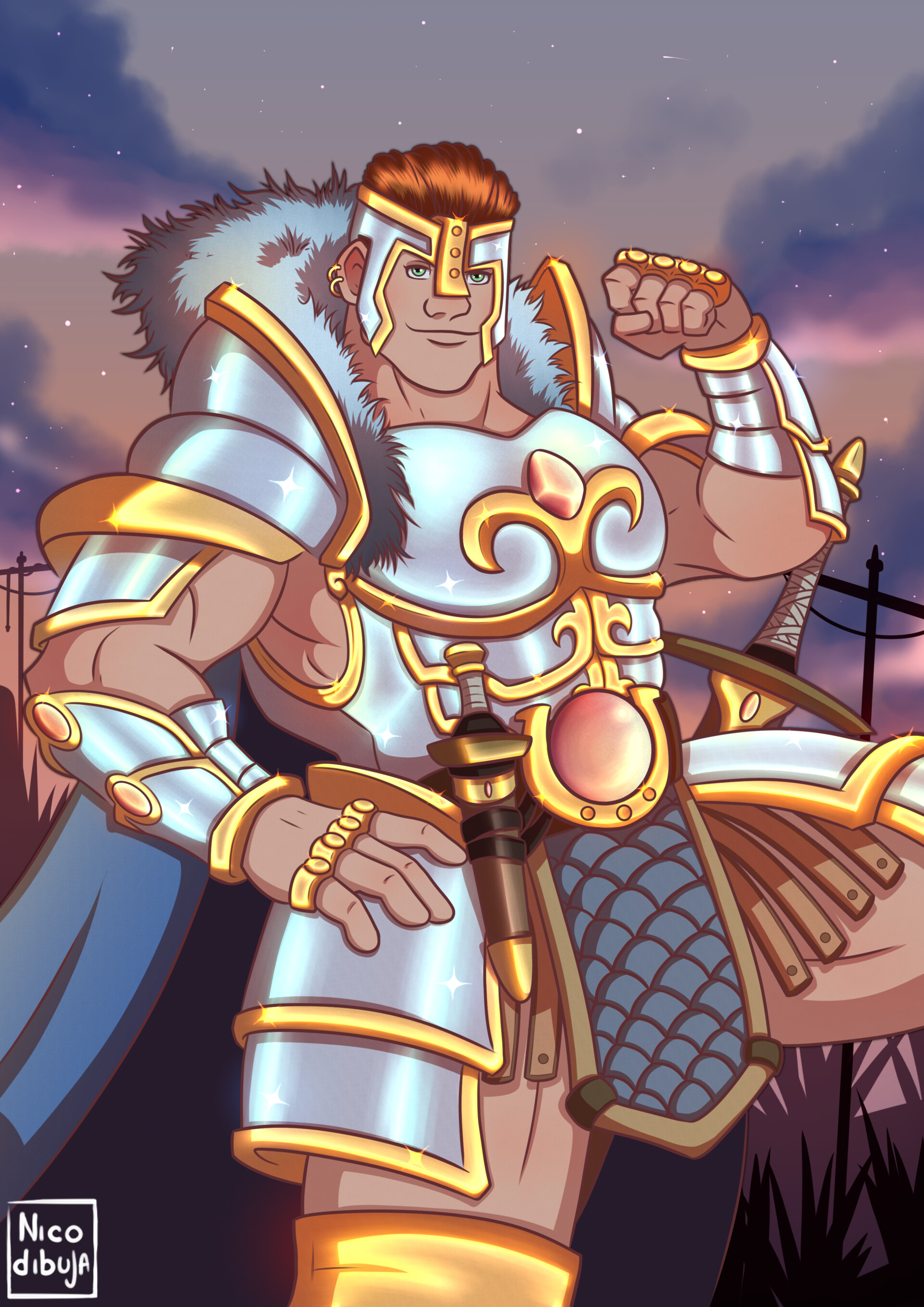 ArtStation - Himbo Knight ⚔️🐻