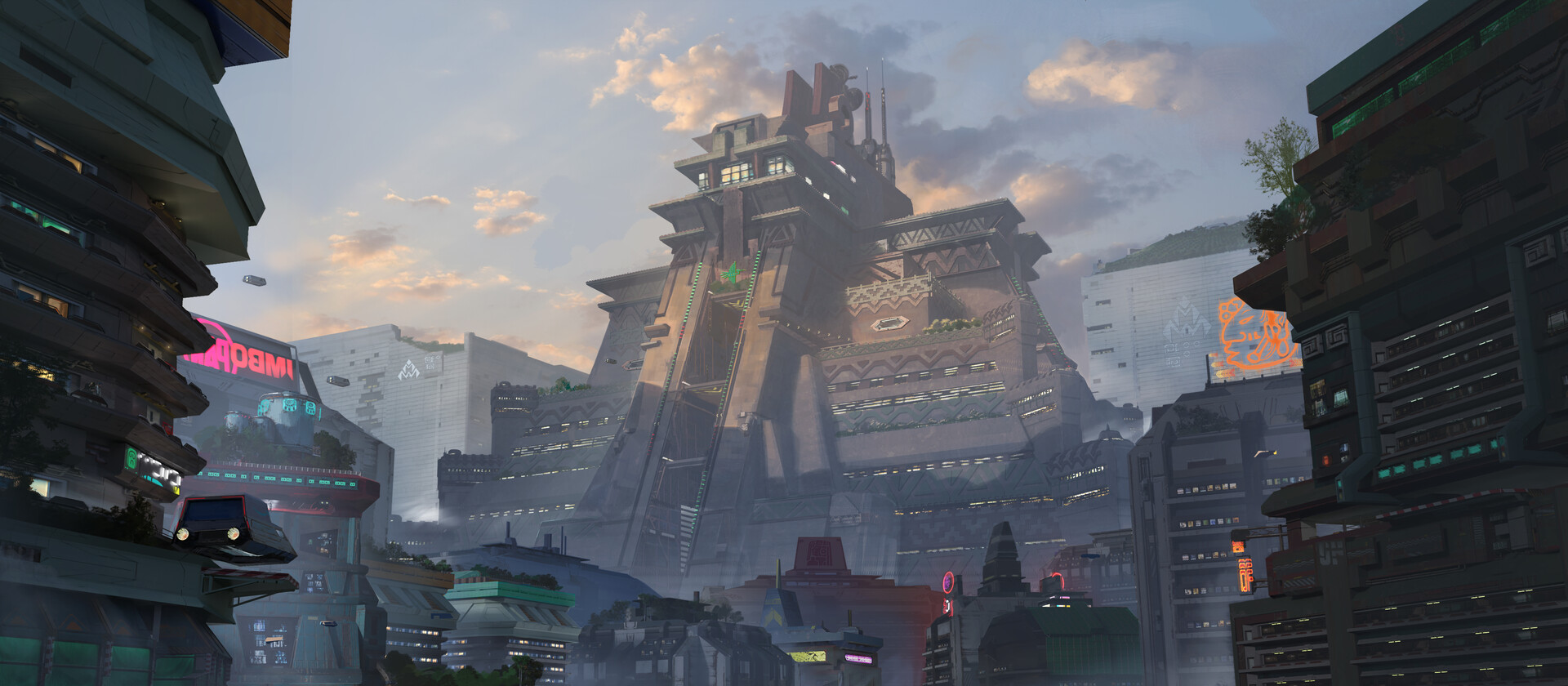 ArtStation - Tenochtitlan - Airport/Transport Hub
