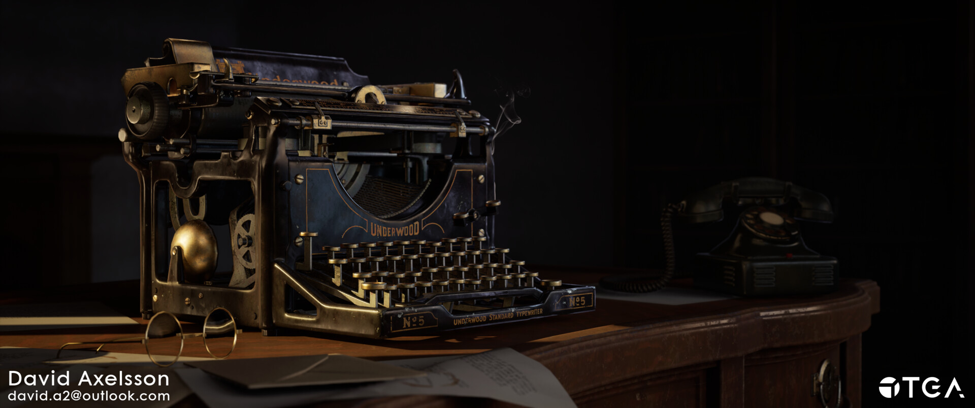 David Axelsson - Underwood Typewriter WEBSITE