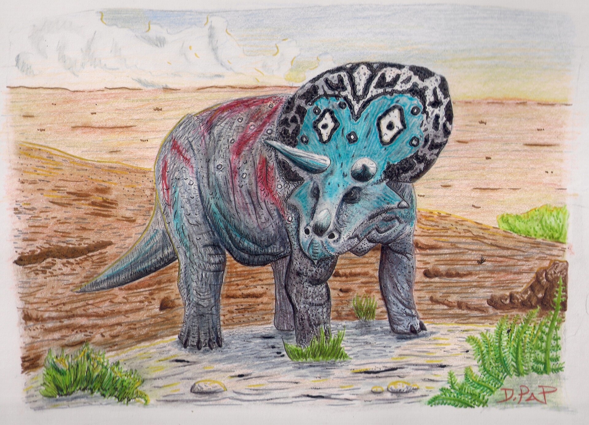 ArtStation - Prehistoric Park's Triceratops