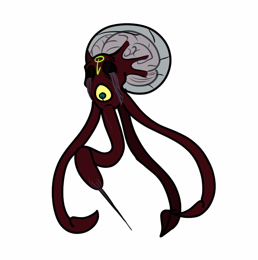 ArtStation - The 2D Process of 'Profondeur' (Deep) Part 4: First Creature Designs