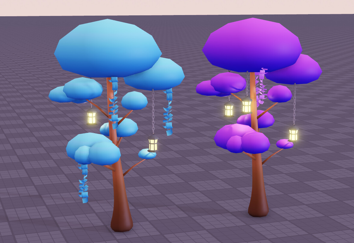 ArtStation - Stylized Fantasy Trees