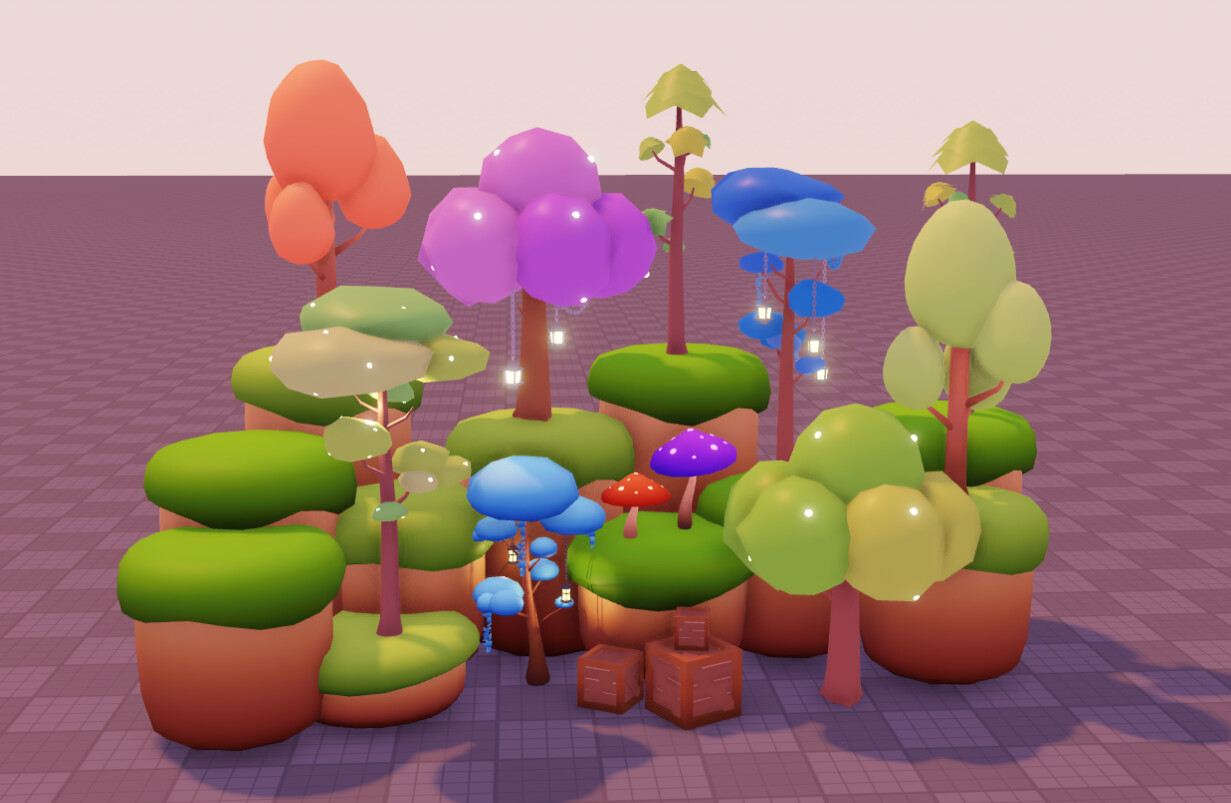 ArtStation - Stylized Simulator Trees