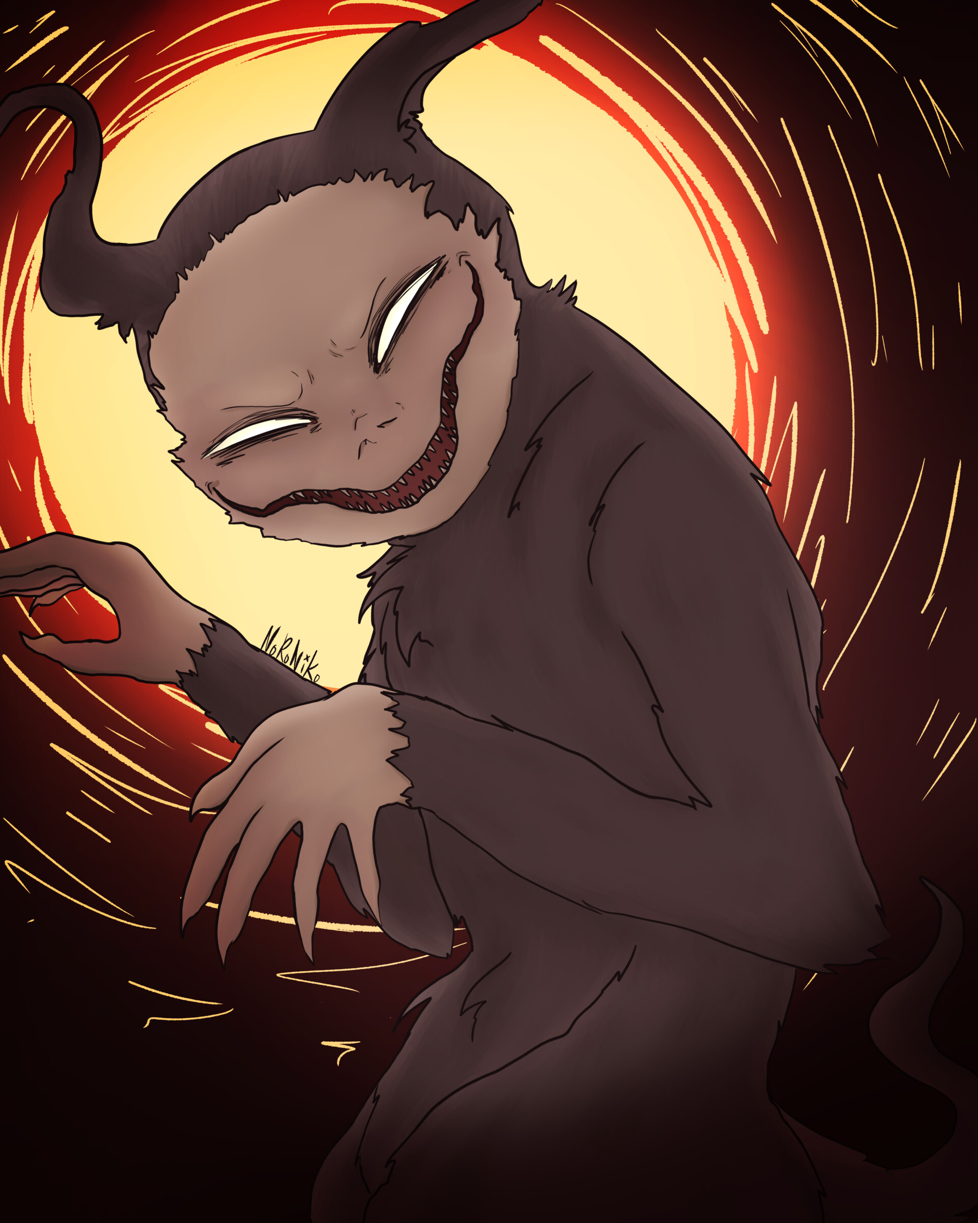 ArtStation - Demon Dog - Unnamed Character - Summer 2020