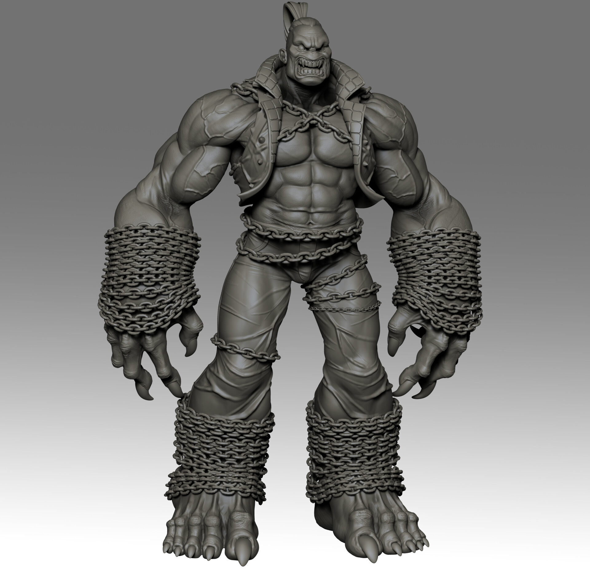 ArtStation - Pitt sculpt (A Pose)