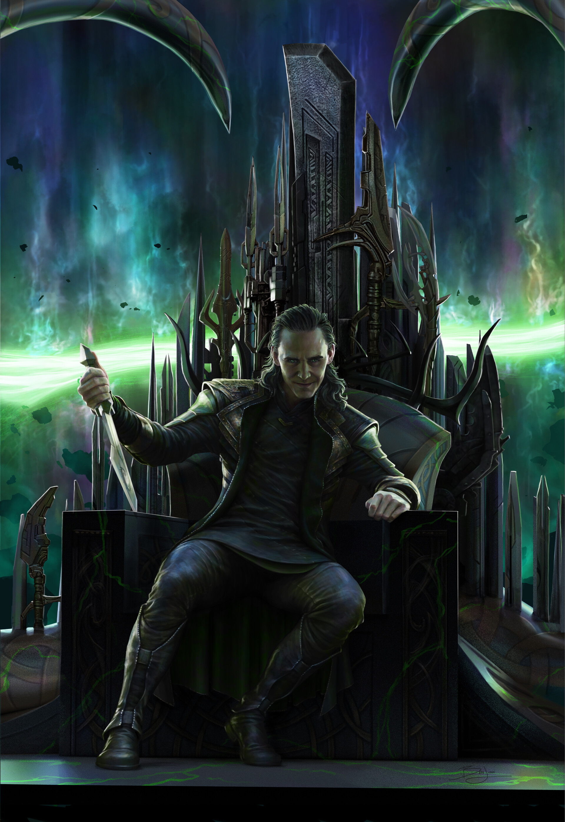 ArtStation - King Loki - Photoshop