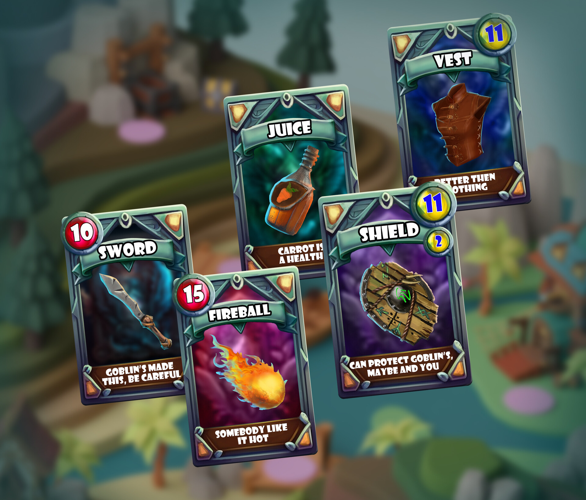 ArtStation - 'Kingdom of the Wicked' (Cards)