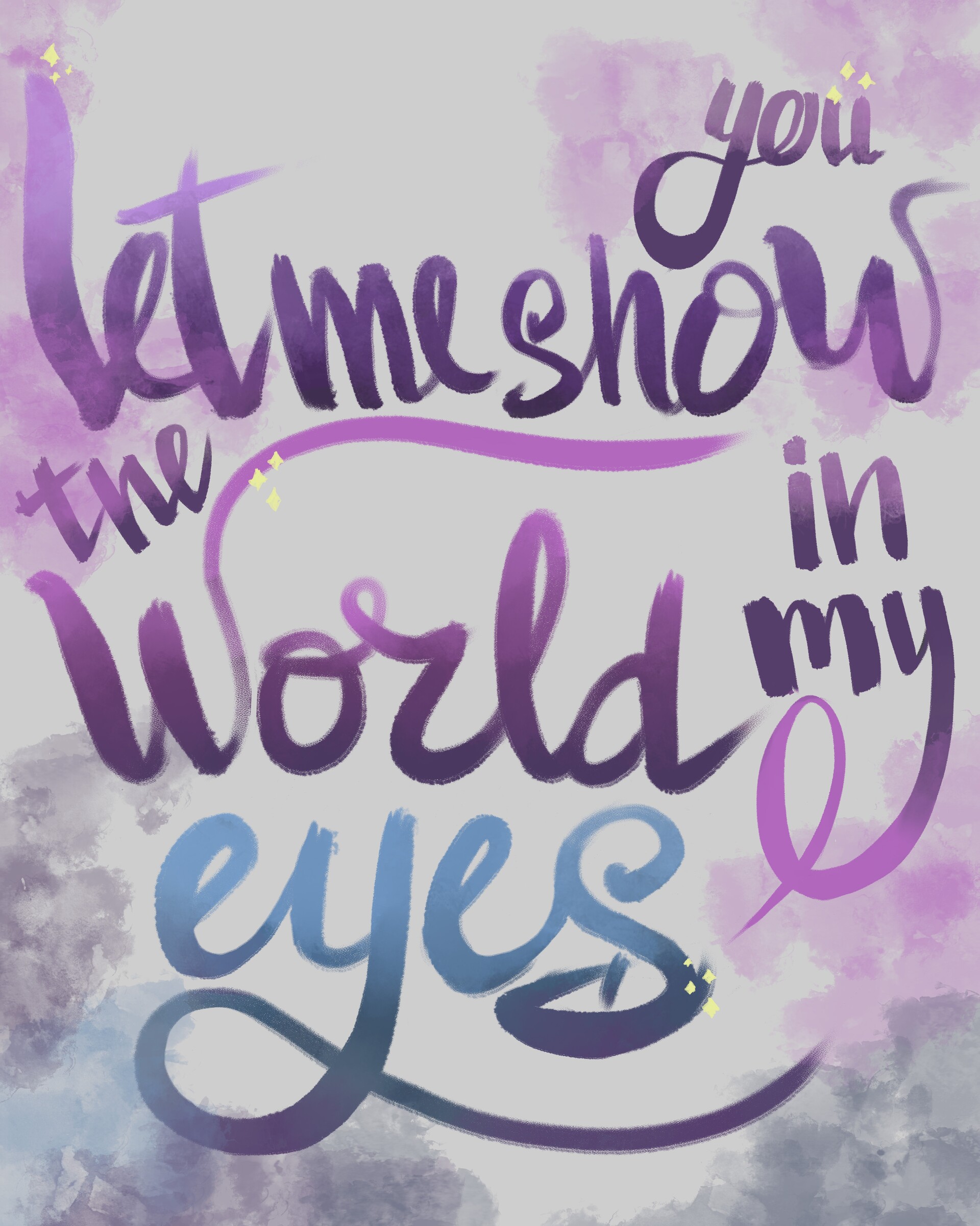 ArtStation - First lettering artwork