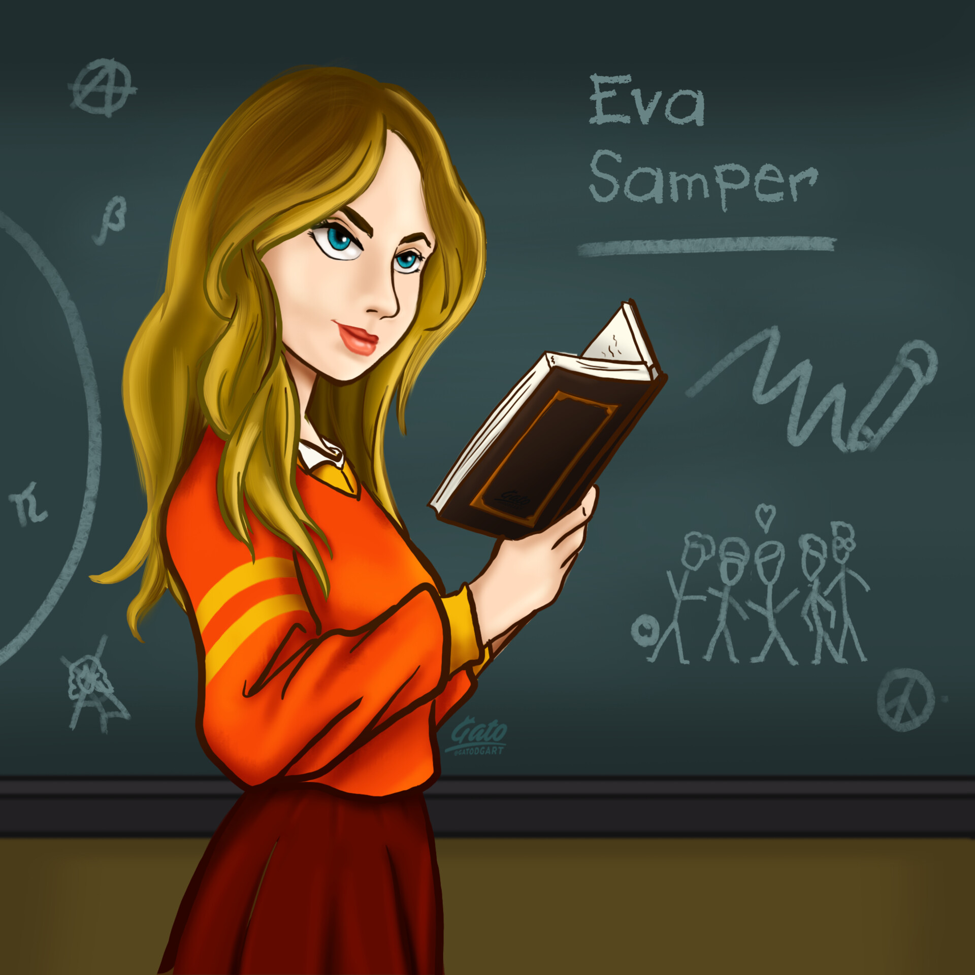 ArtStation - Eva Samper portrait (La primera vez)