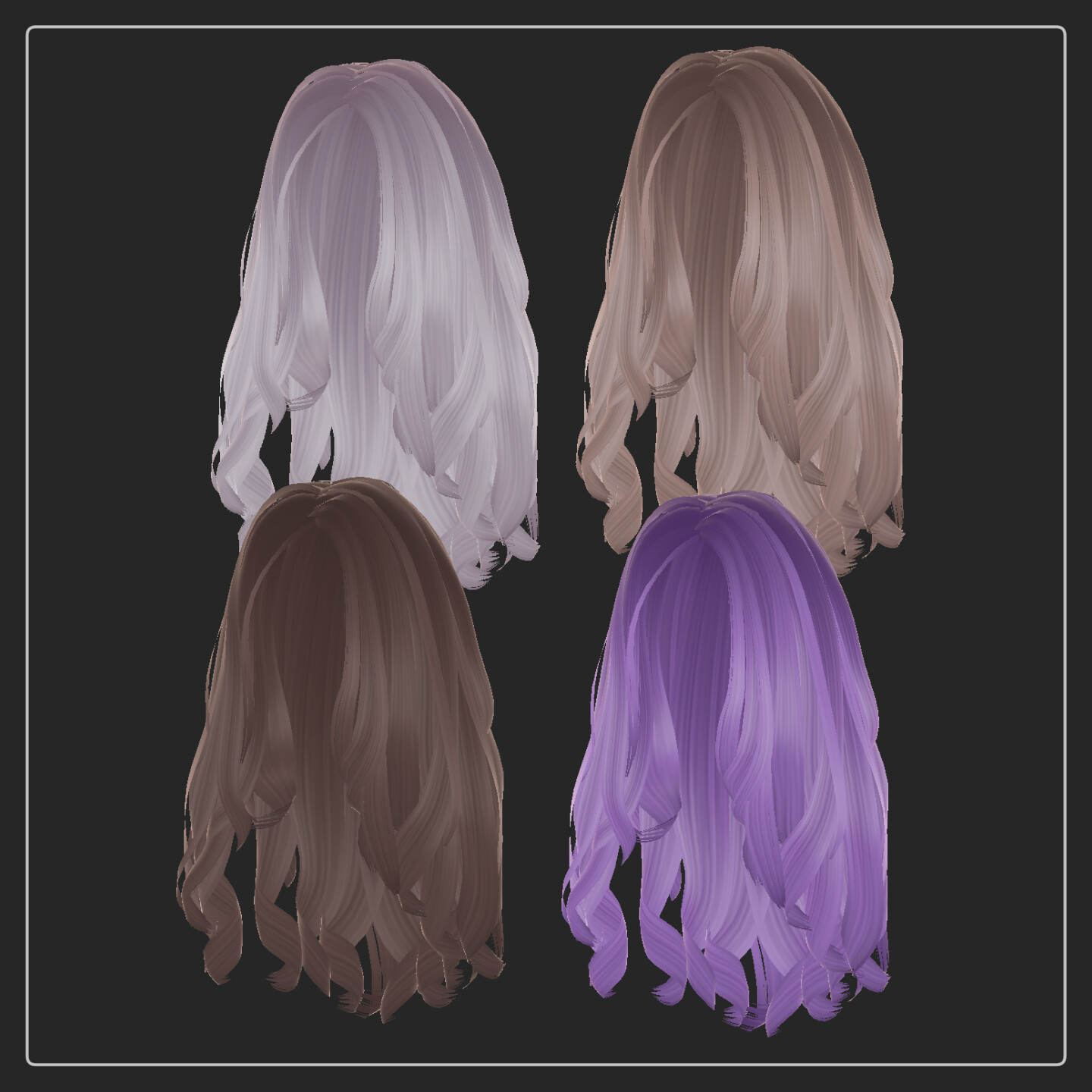 ArtStation - Allium Hair (Game-ready)