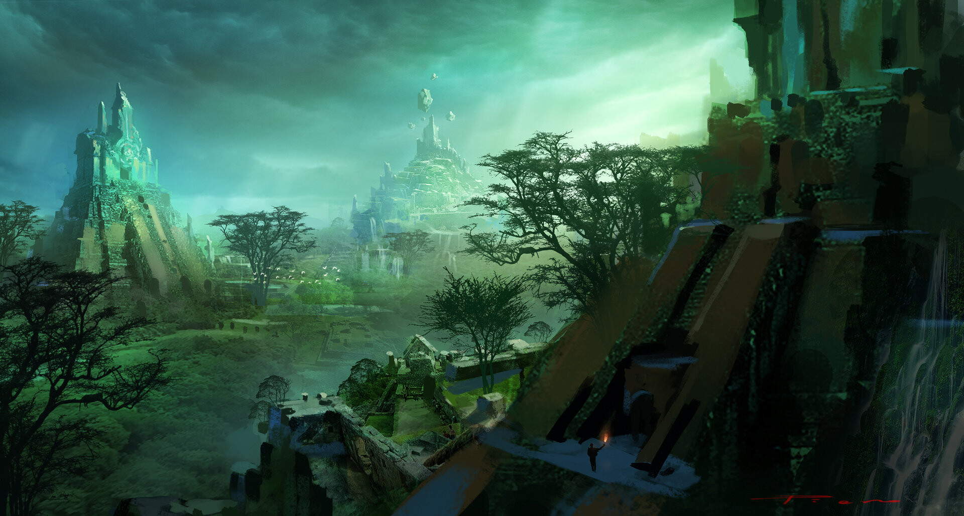 ArtStation - An ancient temple