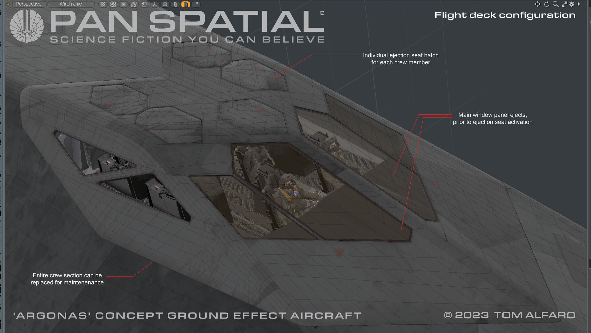 PAN SPATIAL Aerospace Concept Design - Argonas Concept Ground Effect ...