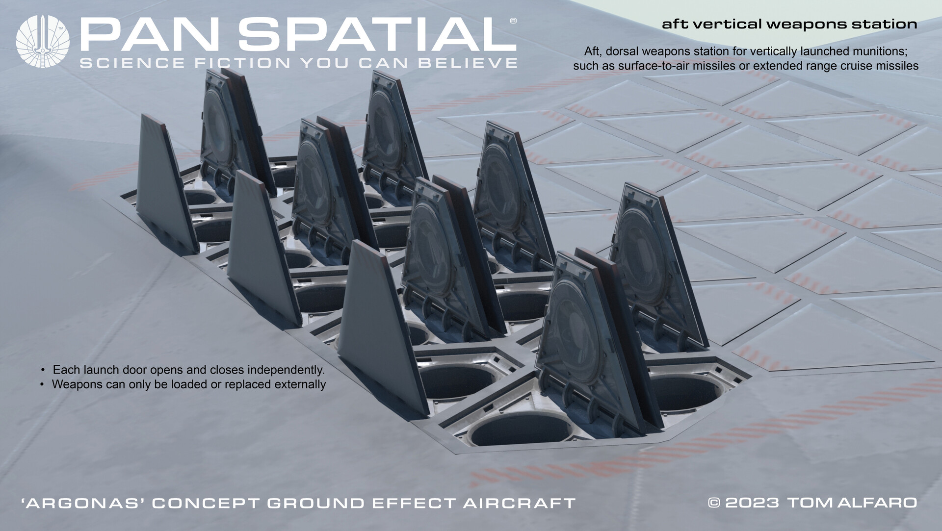 PAN SPATIAL Aerospace Concept Design - Argonas Concept Ground Effect ...