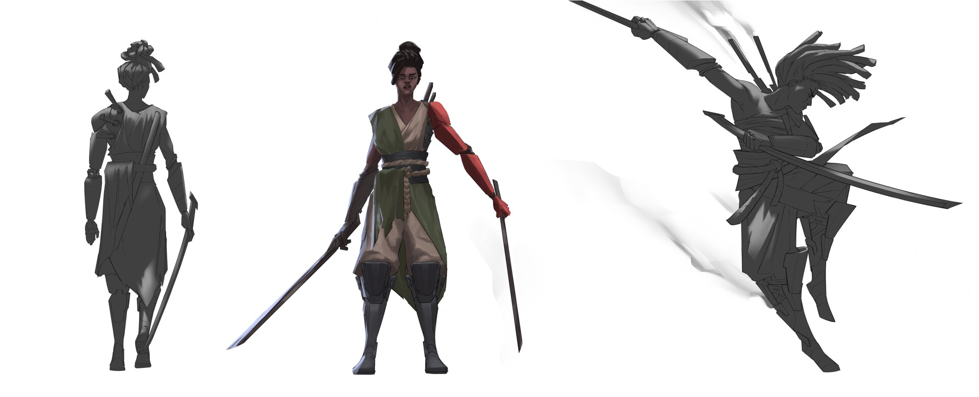 ArtStation - Naki Character Sheet WIP