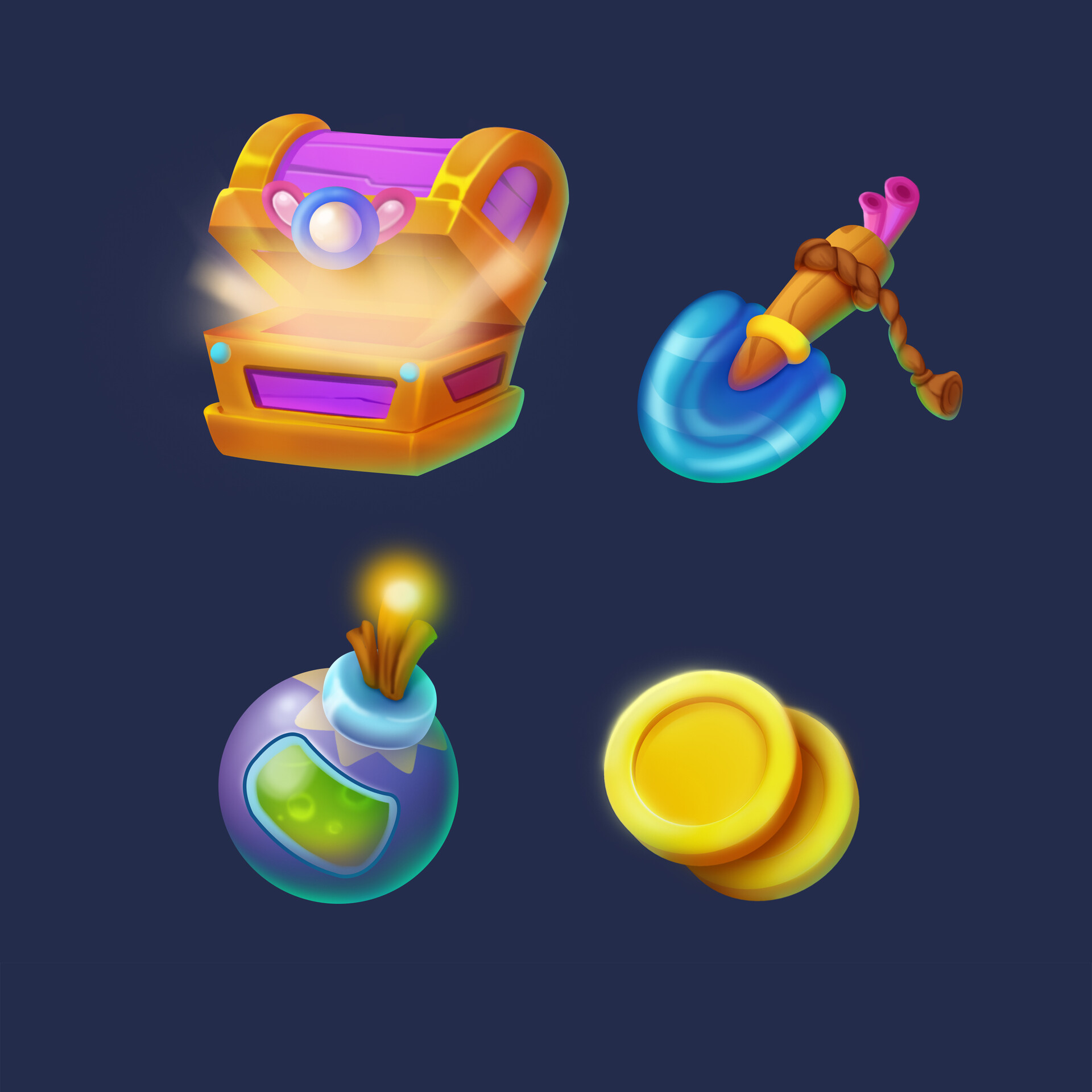 ArtStation - UI DESIGN: SEA THEME