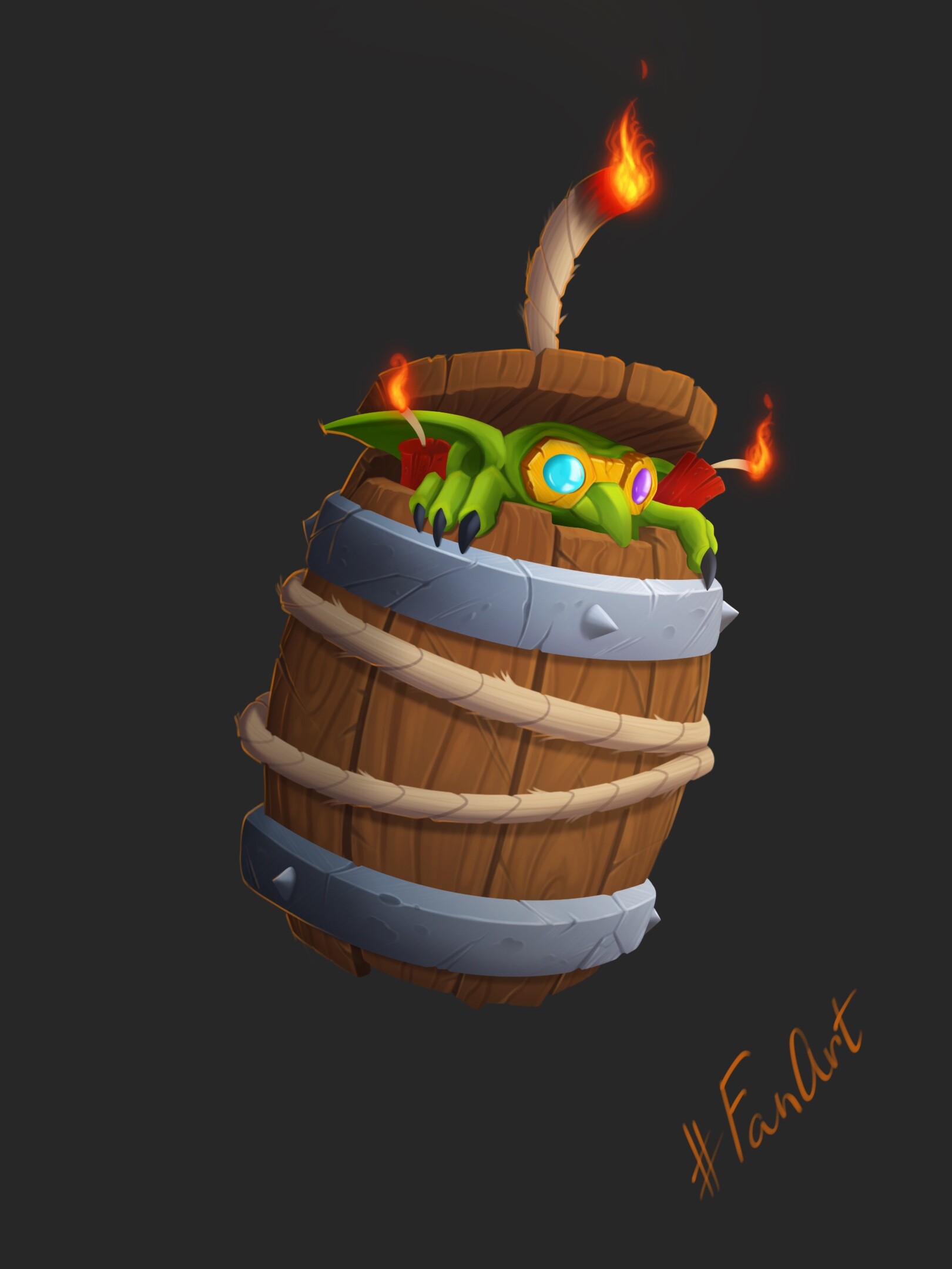 ArtStation - World of Warcraft FanArt: Kamikaze Goblin