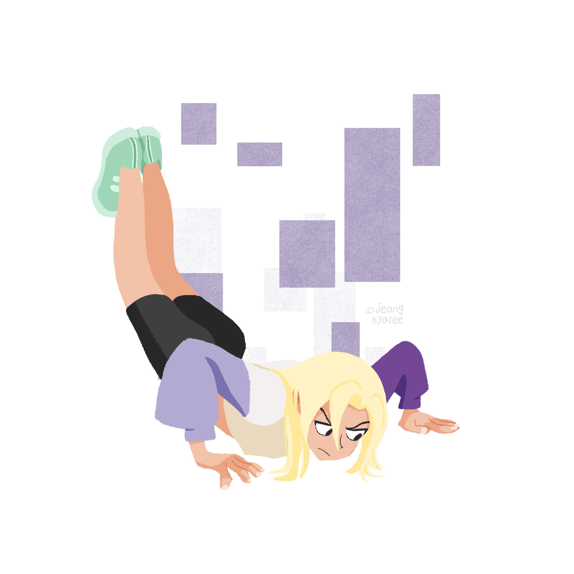 ArtStation - push up girl 💪