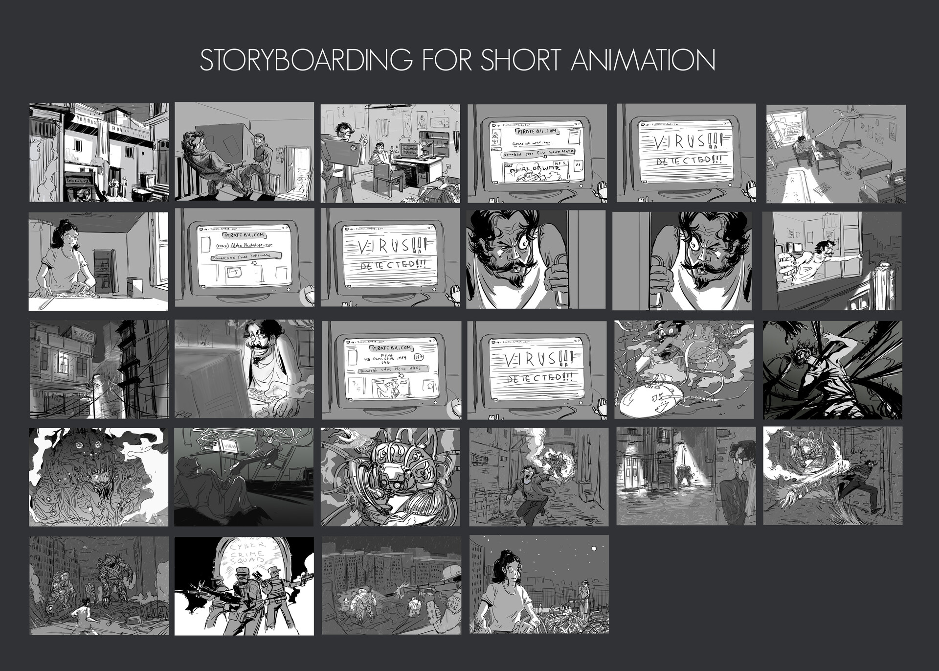 ArtStation - STORYBOARDING