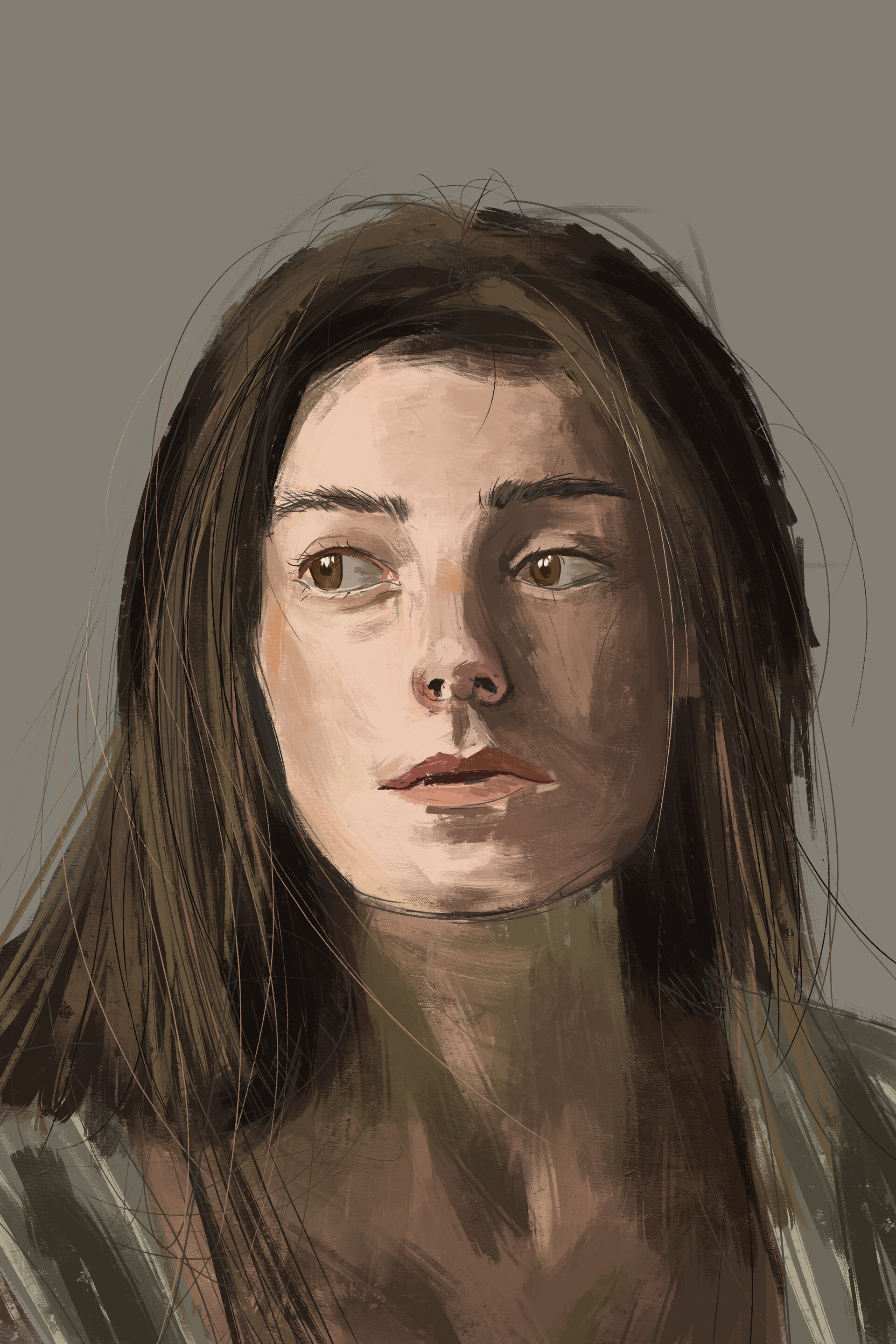 ArtStation - Digital Sketchbook 5 Woman drawing