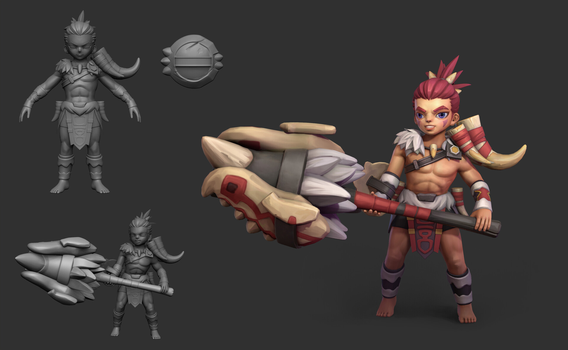 ArtStation - savages boy