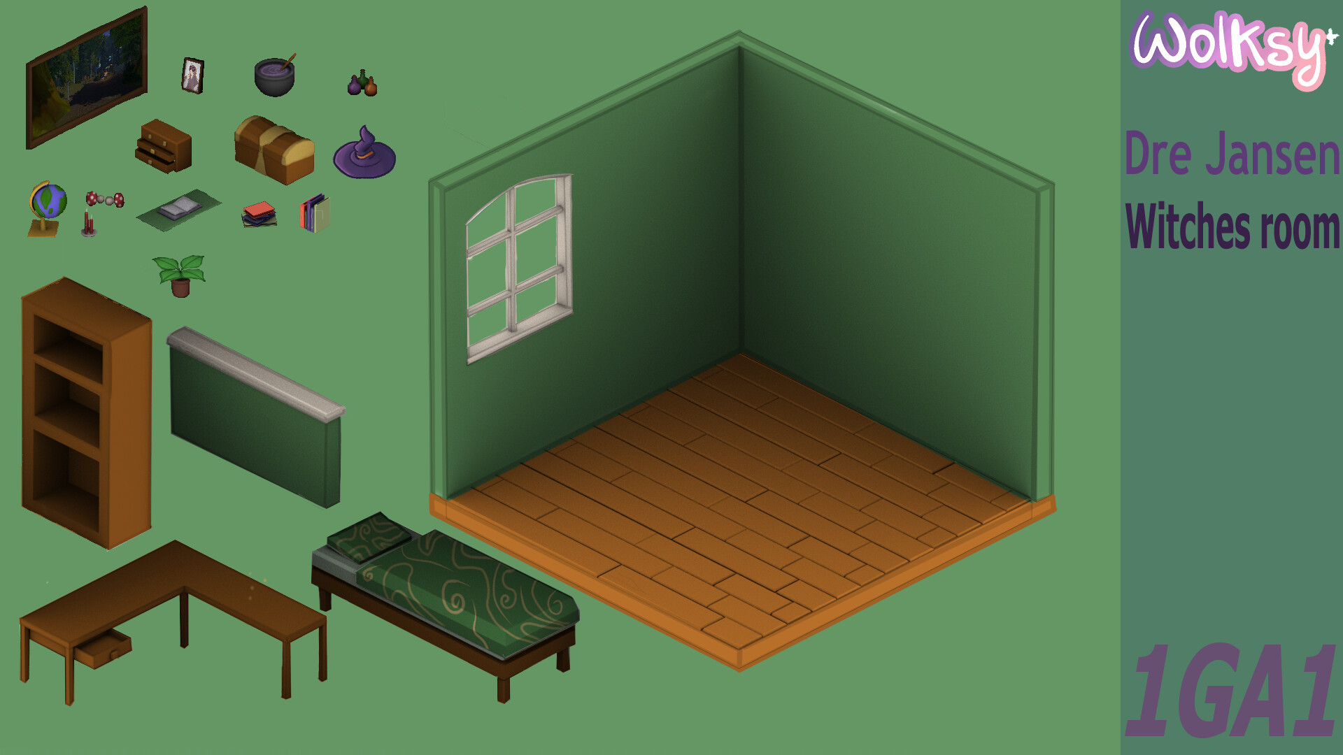 ArtStation - Iso House Design