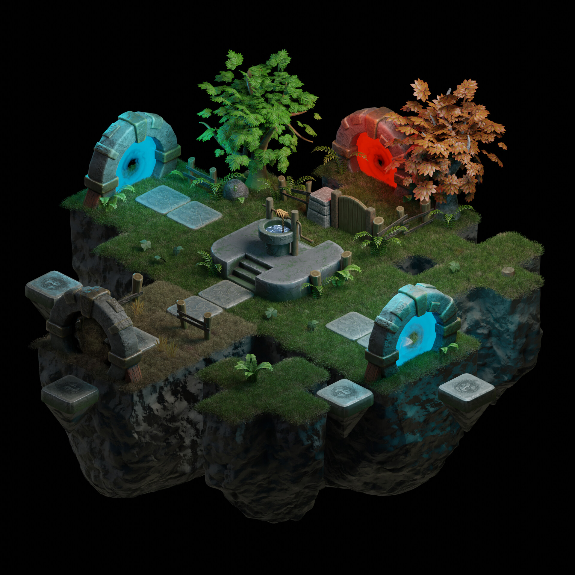 ArtStation - Flying Square