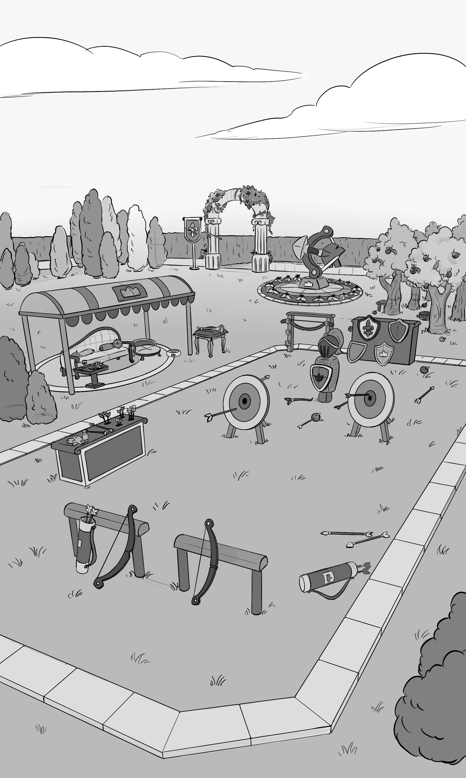 ArtStation - Area Sketch