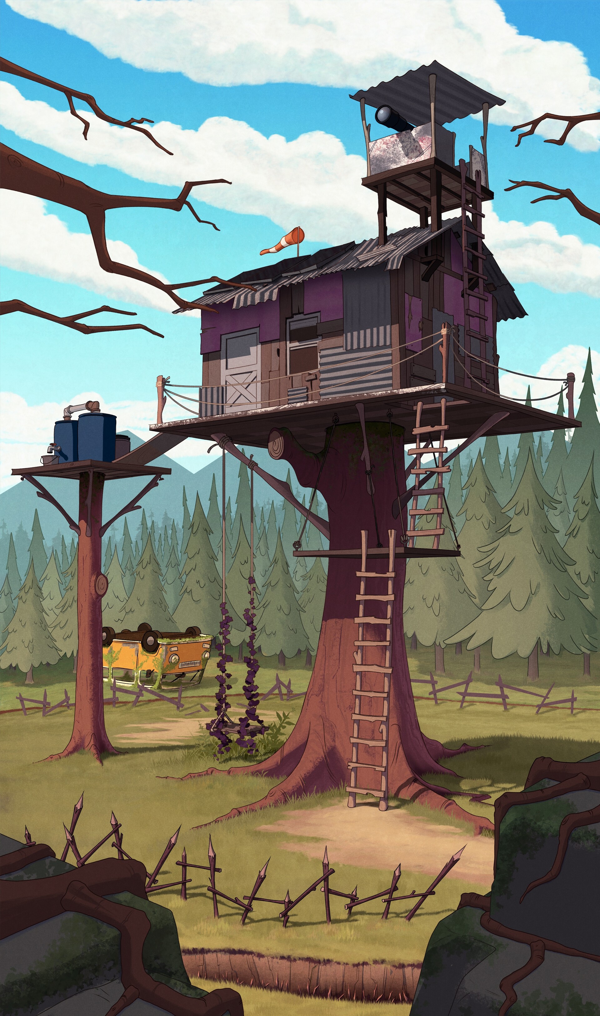 ArtStation - Zombie Hideout