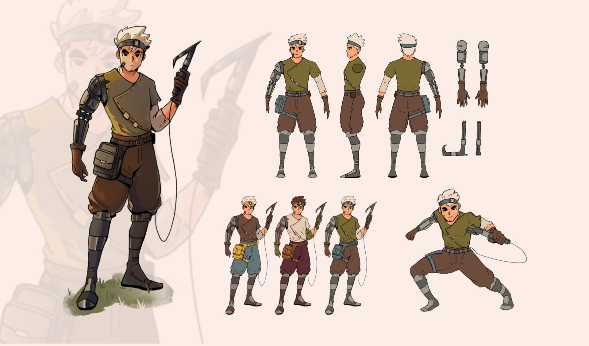 ArtStation - Clay - Character Design Process