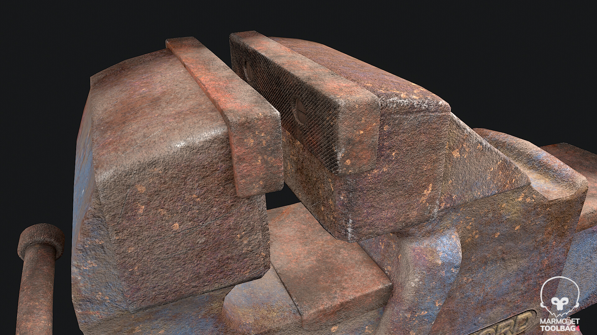 Nicolas Bucco - Props Game Art - Rusty Vise