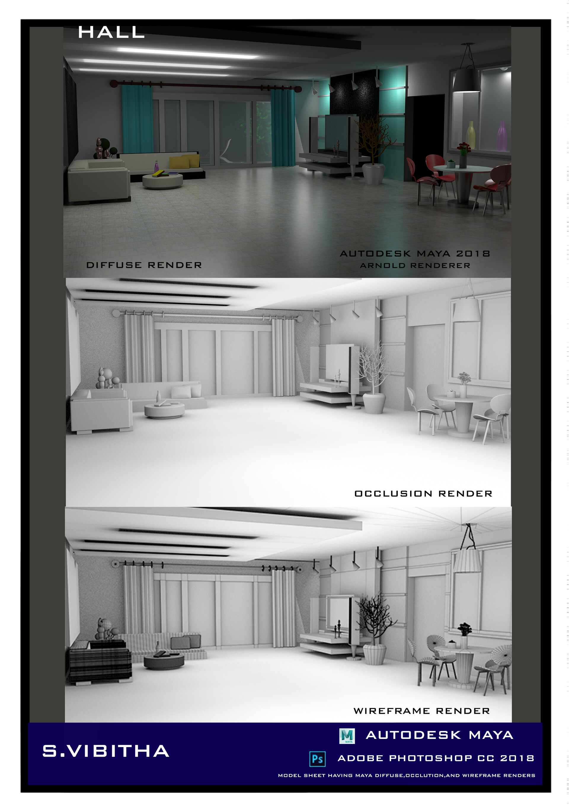 ArtStation - 3D Interiors