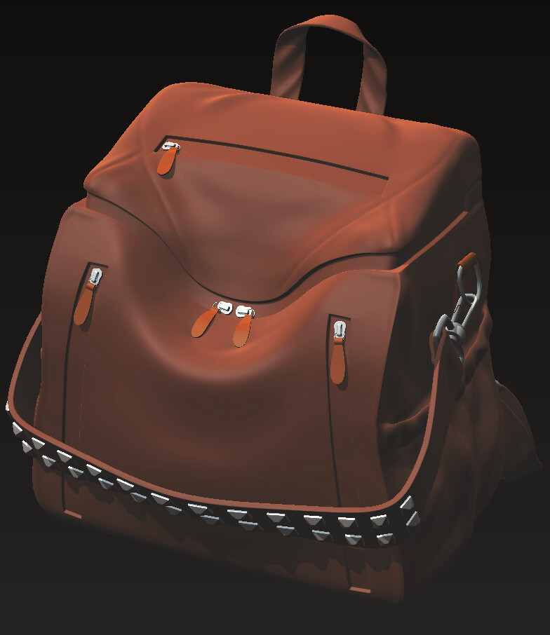 ArtStation - Studded Backpack