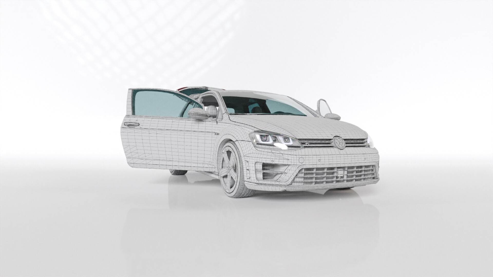 EKIE3D - 2014 VW GOLF-R MK7