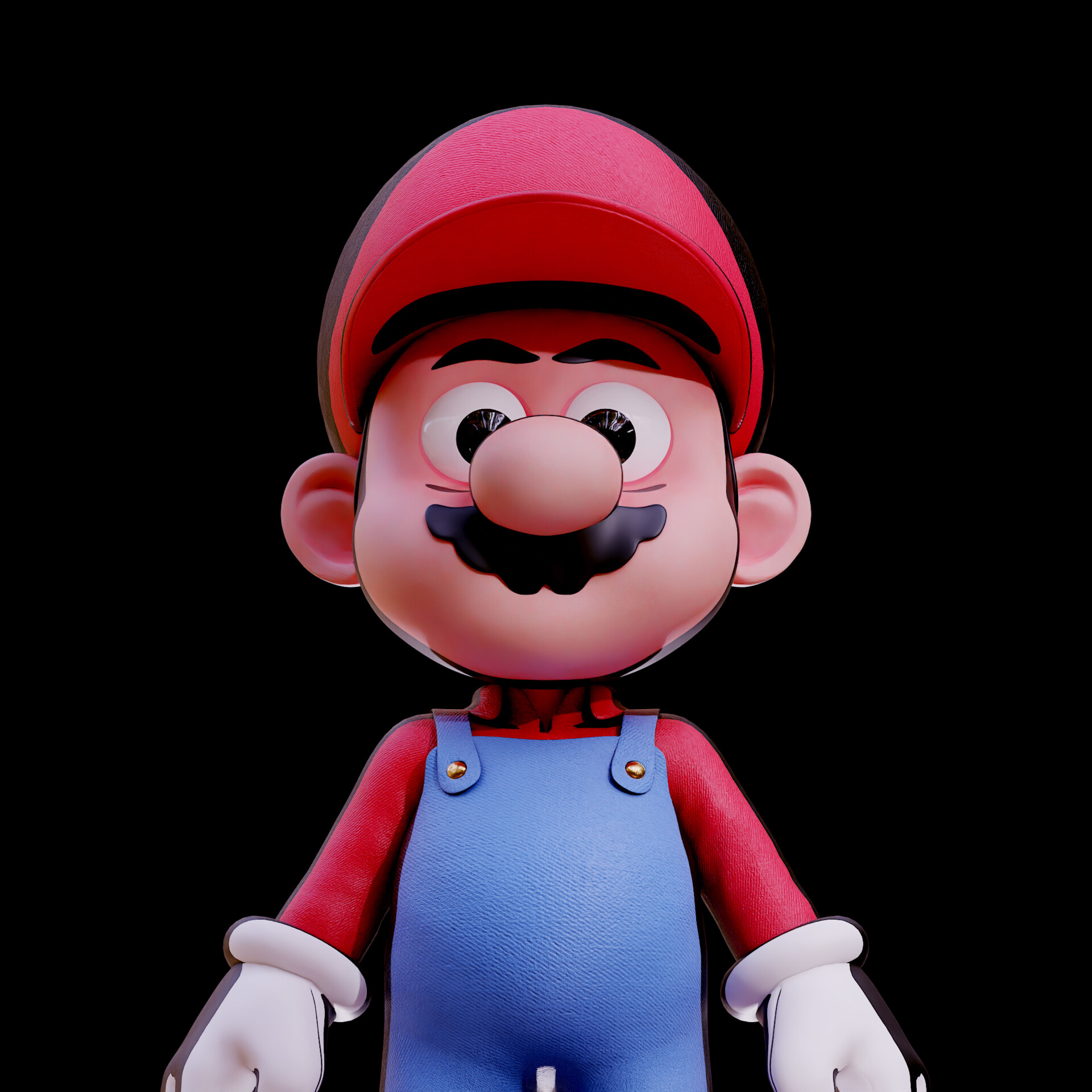 ArtStation - CARTOON CHARACTER 3D FANART - MARIO