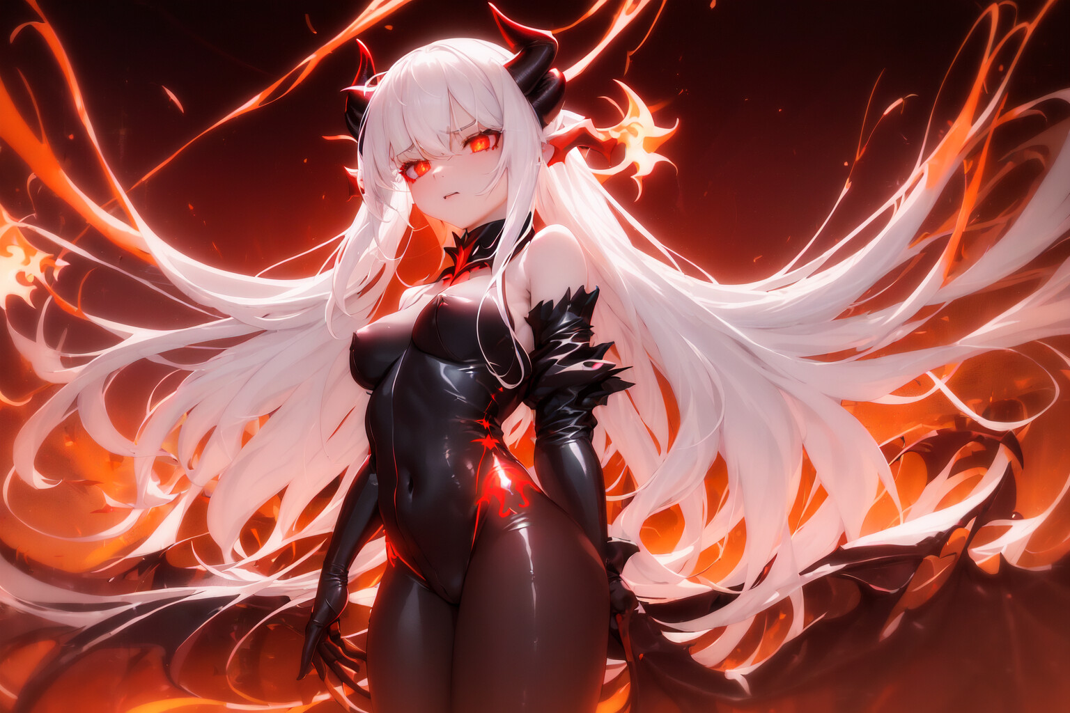 ArtStation - Solo Demongirl - v. red