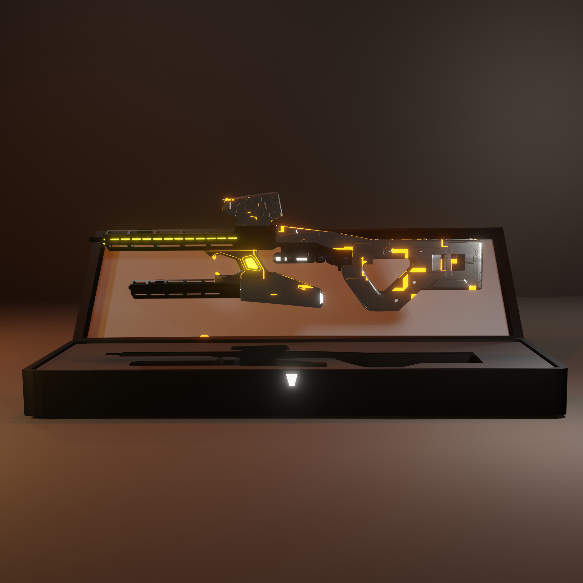 ArtStation - Futuristic Rifle